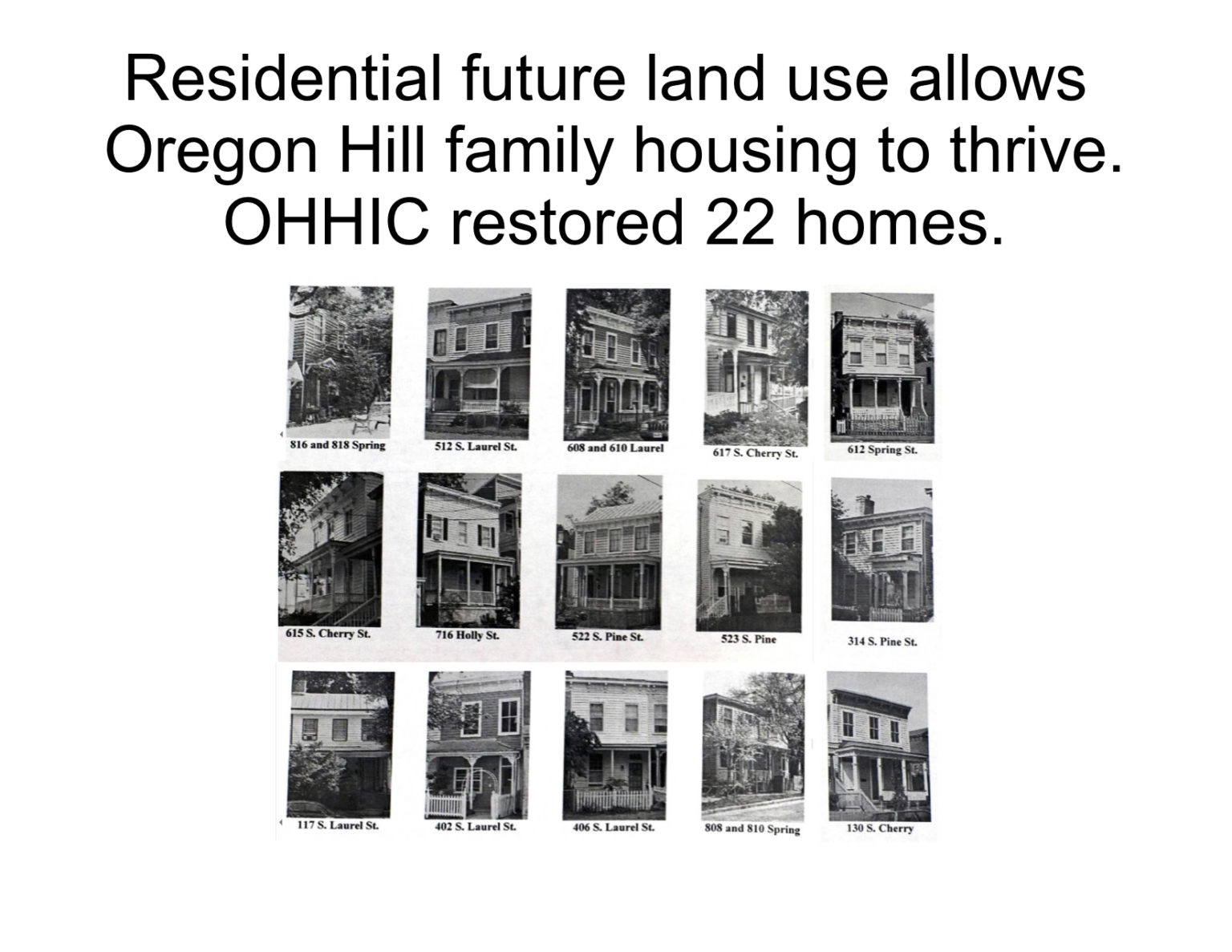 Pool’s Presentation To Planning | Oregon Hill